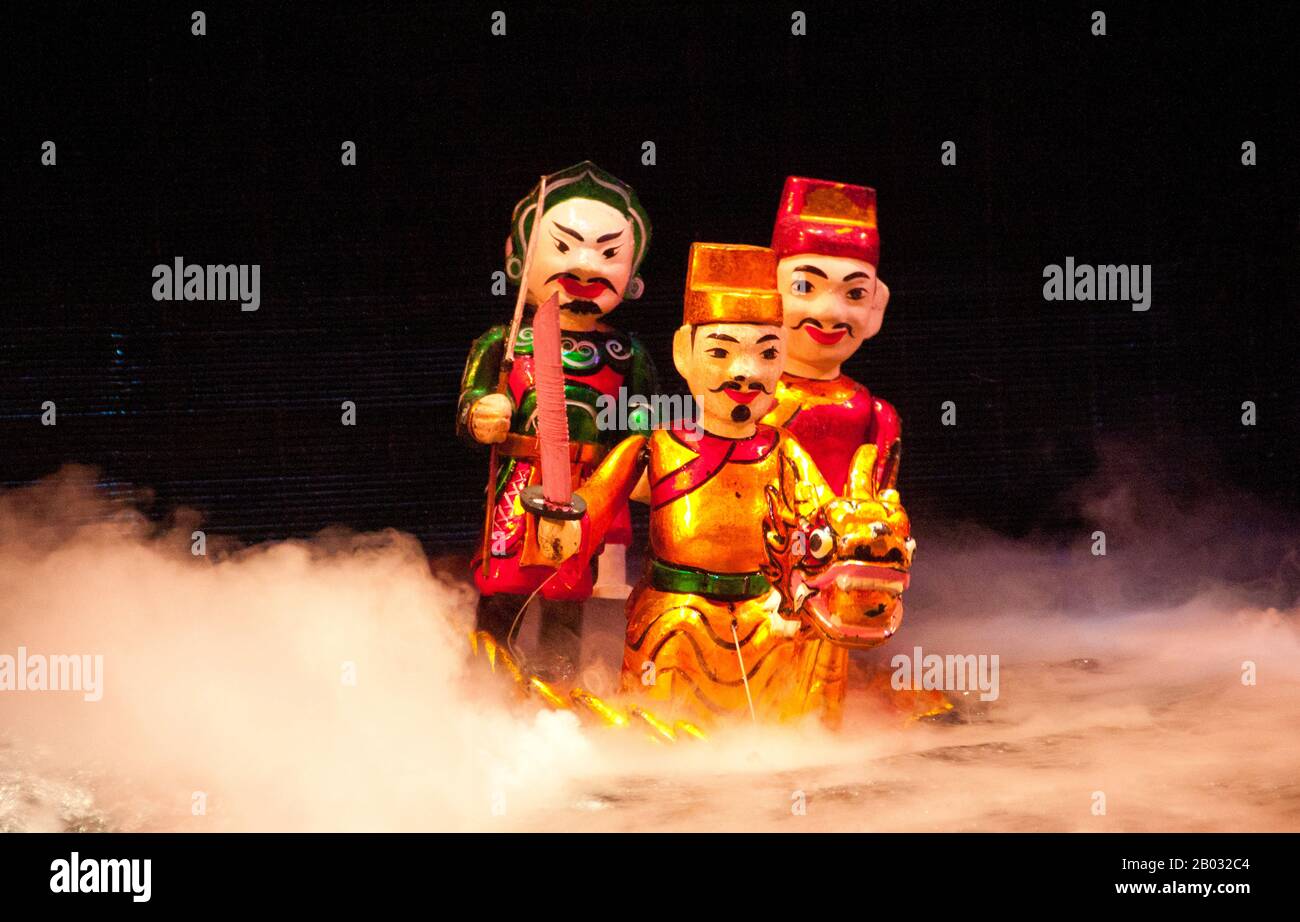 Water Puppetry or Múa rối nước, literally 'puppets that dance on water ...