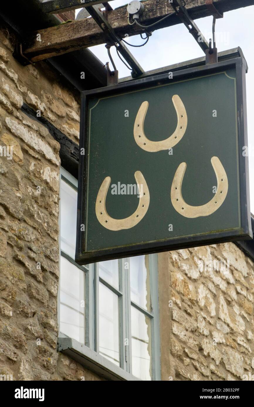 Batcombe is a small somerset Village. The Three Horshoes Pub Stock ...