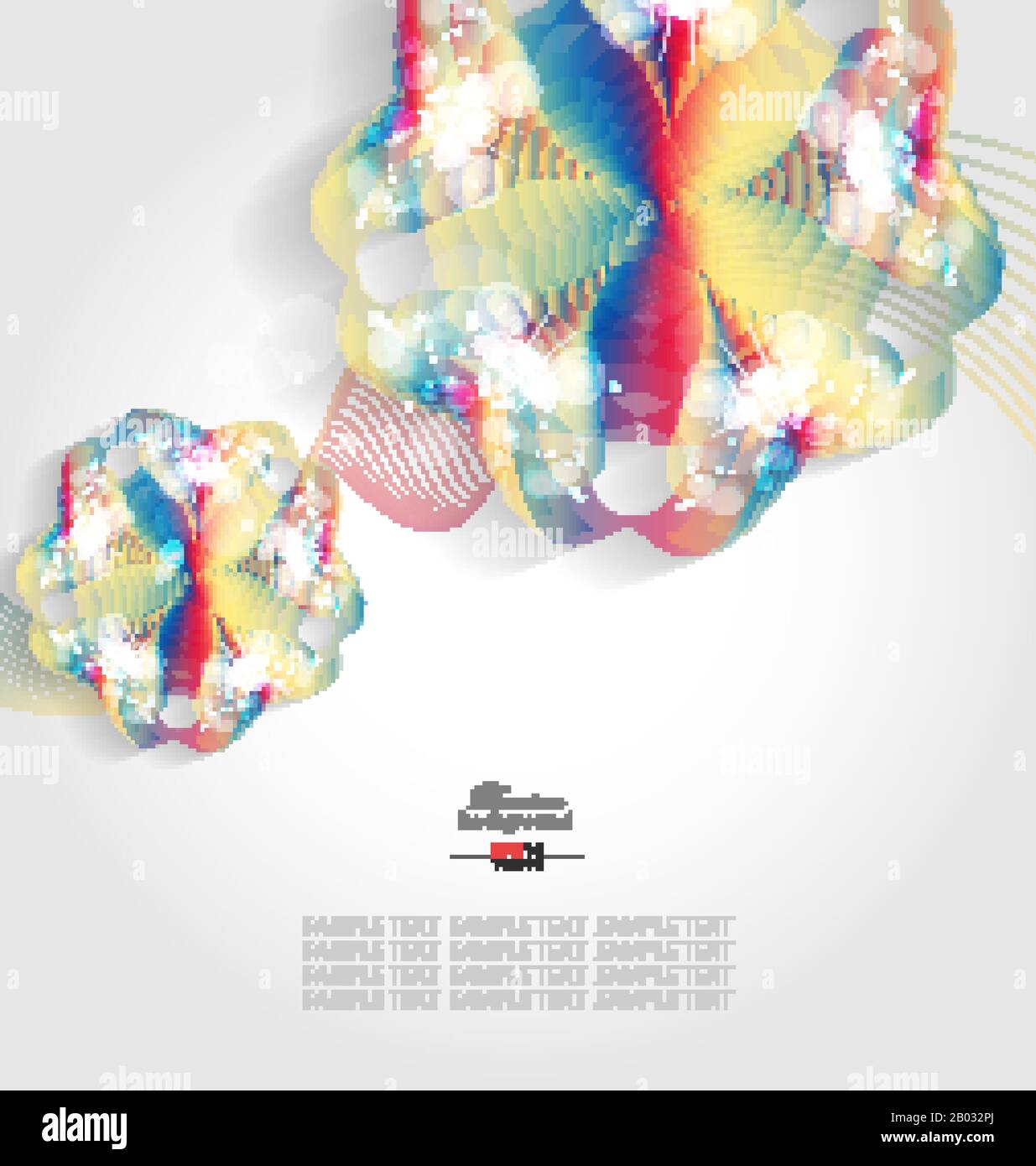 Abstract decorative background for creative design tasks Stock Vector ...