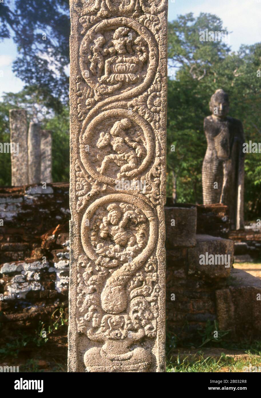Atadage, an ancient relic shrine was built by King Vijayabahu I (r ...