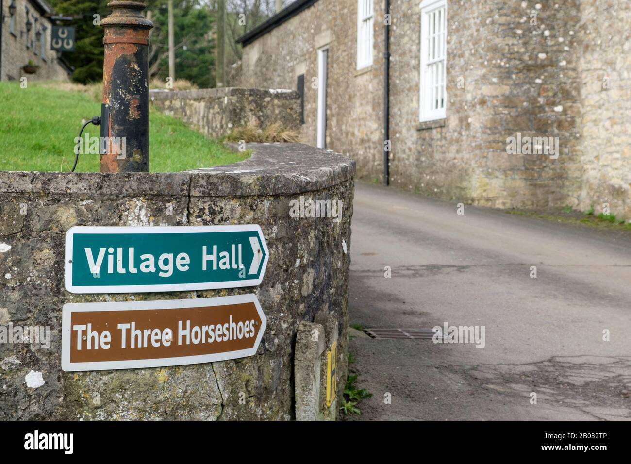 Batcombe is a small somerset Village. sign to the Pub and Village Hall ...