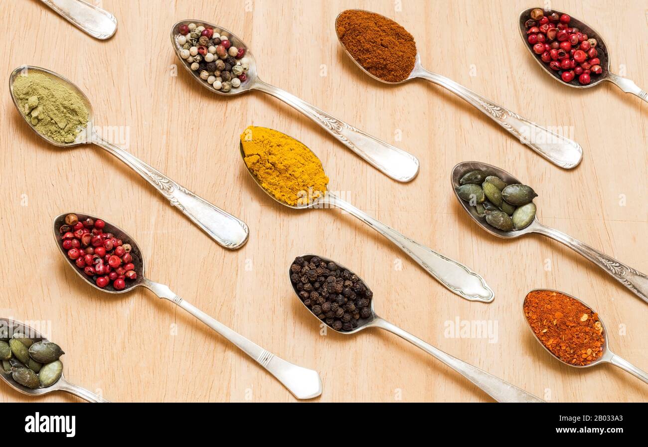 Indian silver spoons hi-res stock photography and images - Alamy