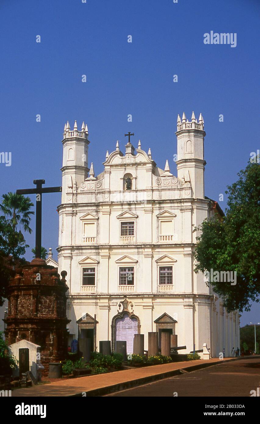 Old Goa or Velha Goa was founded in the 15th century CE as a port on ...