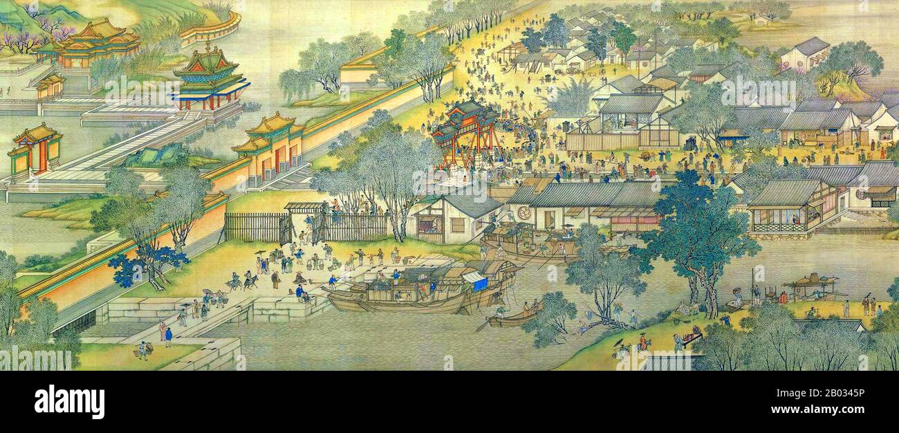 Qingming festival scroll hi-res stock photography and images - Alamy