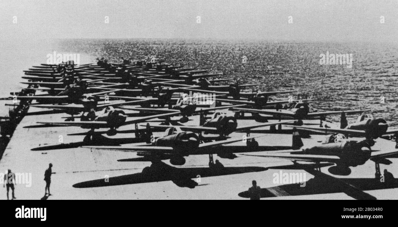 Zuikaku ('Auspicious Crane') was a Shokaku-class aircraft carrier of ...