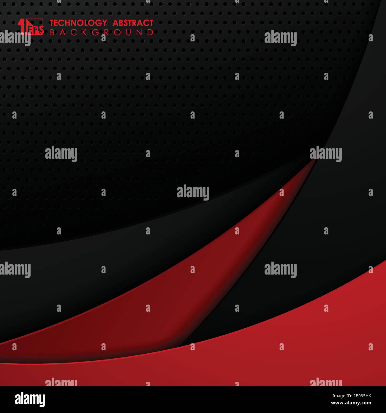 Abstract black and red technology gradient color design of tech ...