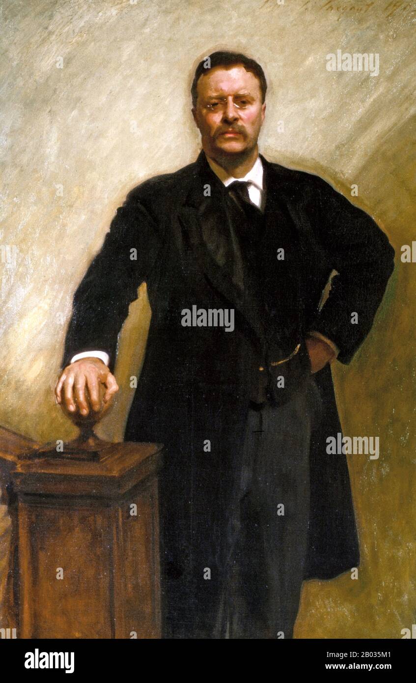 Theodore teddy roosevelt 1858 1919 hi-res stock photography and images ...