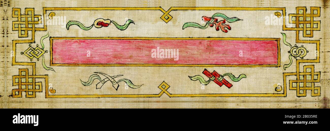 The text of the manual is in Tibetan, which was the liturgical language ...