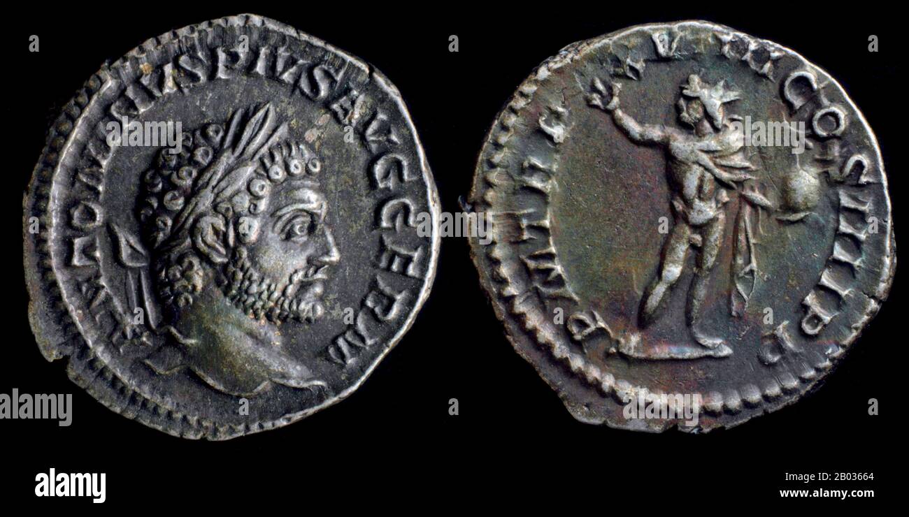 Born as Lucius Septimius Bassianus (188-217 CE) but renamed Marcus ...