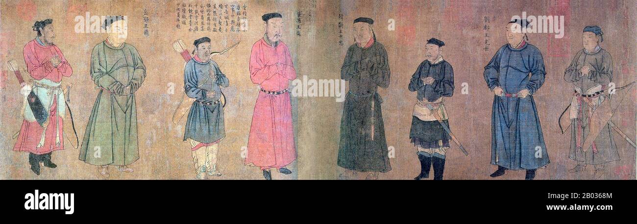 Southern Song era artist Liu Songnian's Four Generals of Zhongxing' is ...