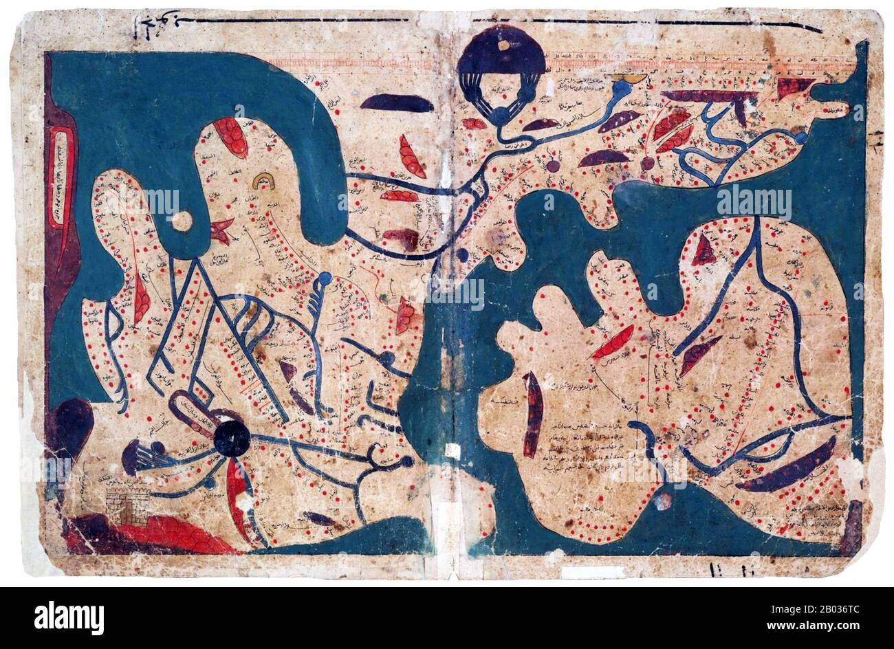 Middle east manuscript maps hi-res stock photography and images - Alamy