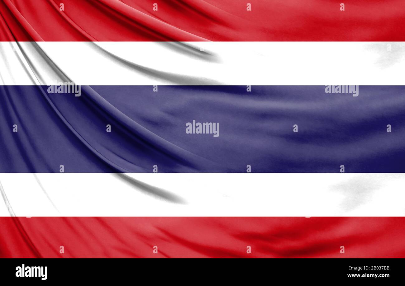 Realistic flag of Costa Rica on the wavy surface of fabric Stock Photo ...