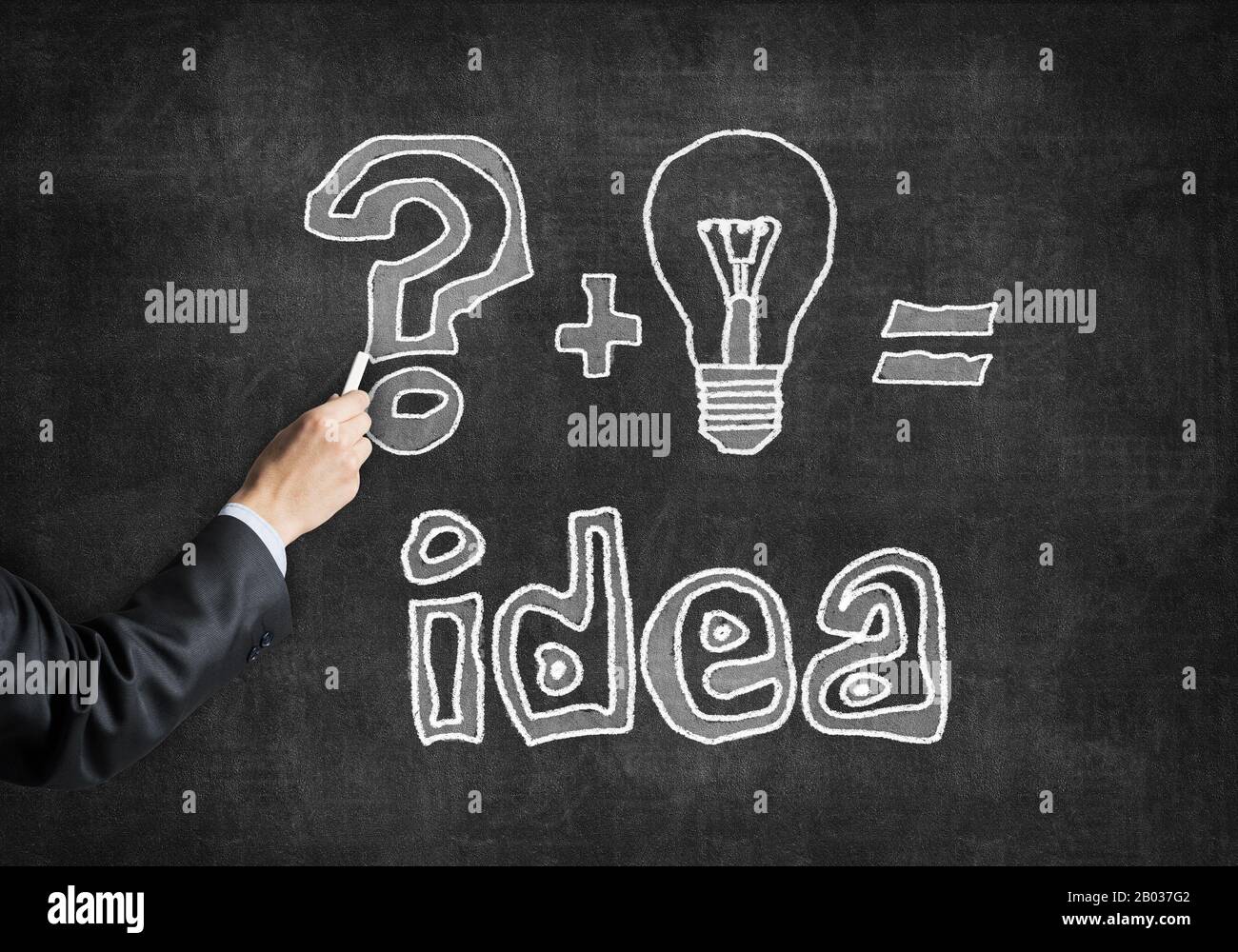 Man hand draw question mark hi-res stock photography and images - Alamy