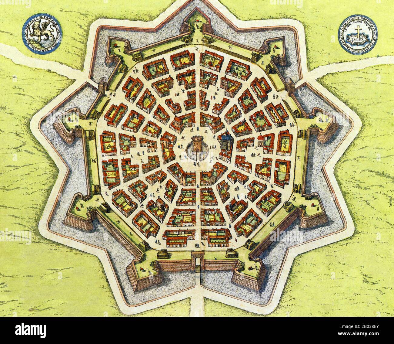 16th century fort map hi-res stock photography and images - Alamy