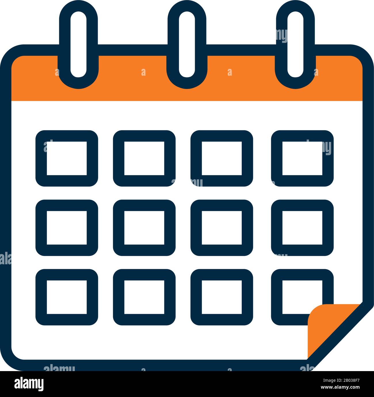 Half day schedule Stock Vector Images - Alamy