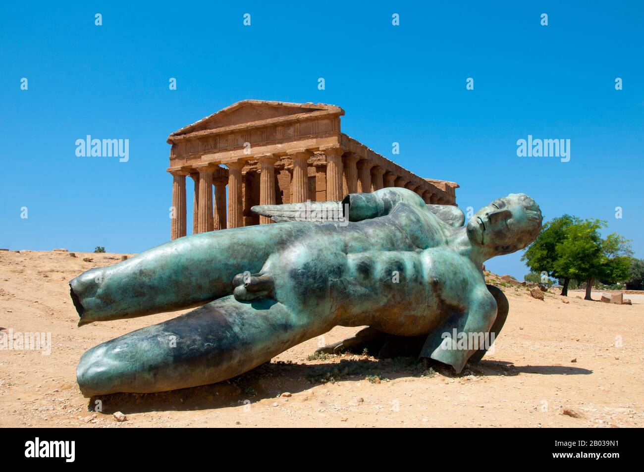 Agrigento was founded on a plateau overlooking the sea, with two nearby ...