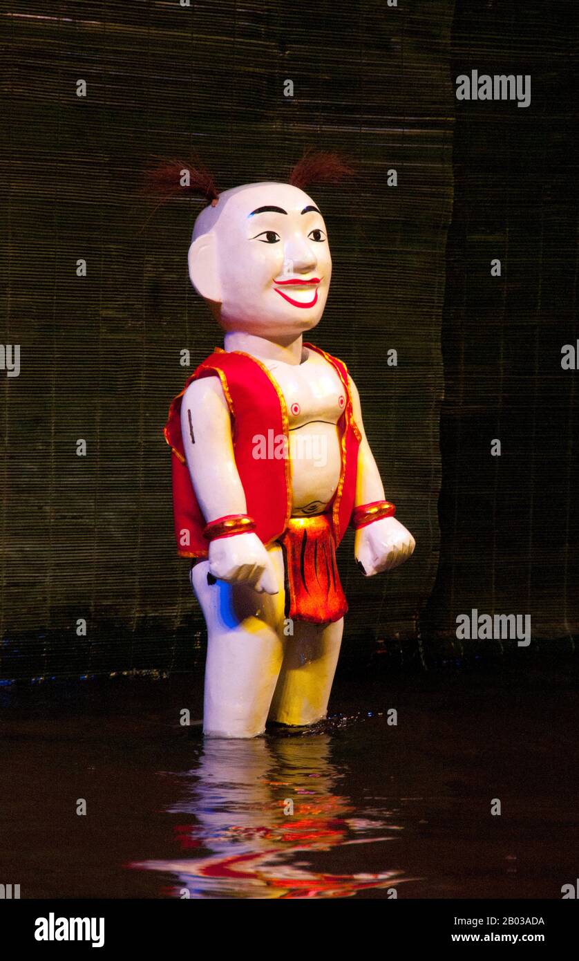 Water Puppetry originated in the Red River Delta. The puppets are ...