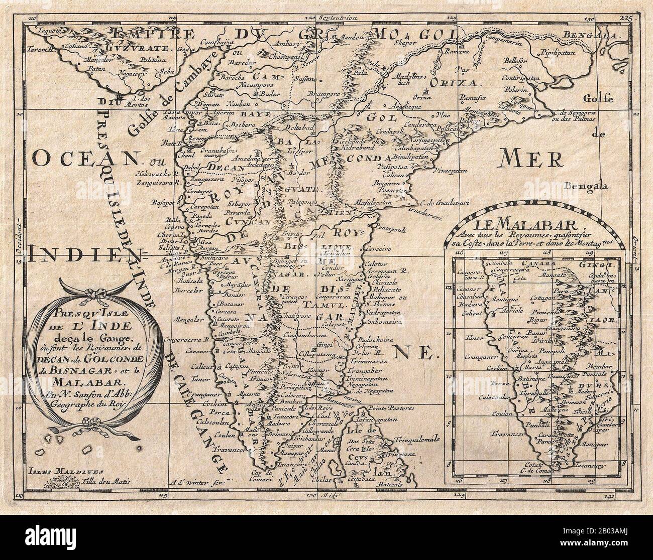 Golconda map hi-res stock photography and images - Alamy