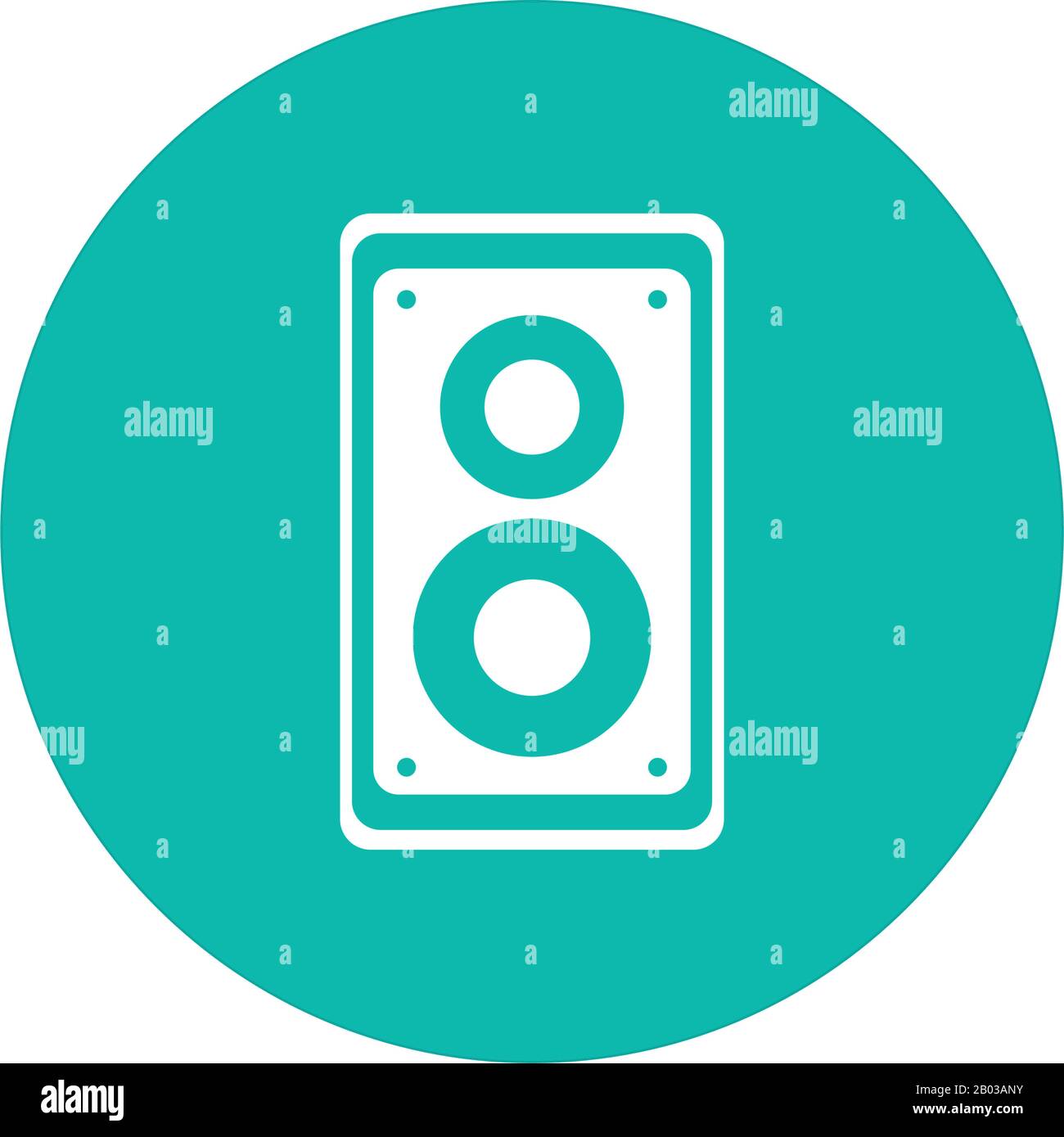 Speaker block style icon design, Music sound melody song musical art ...