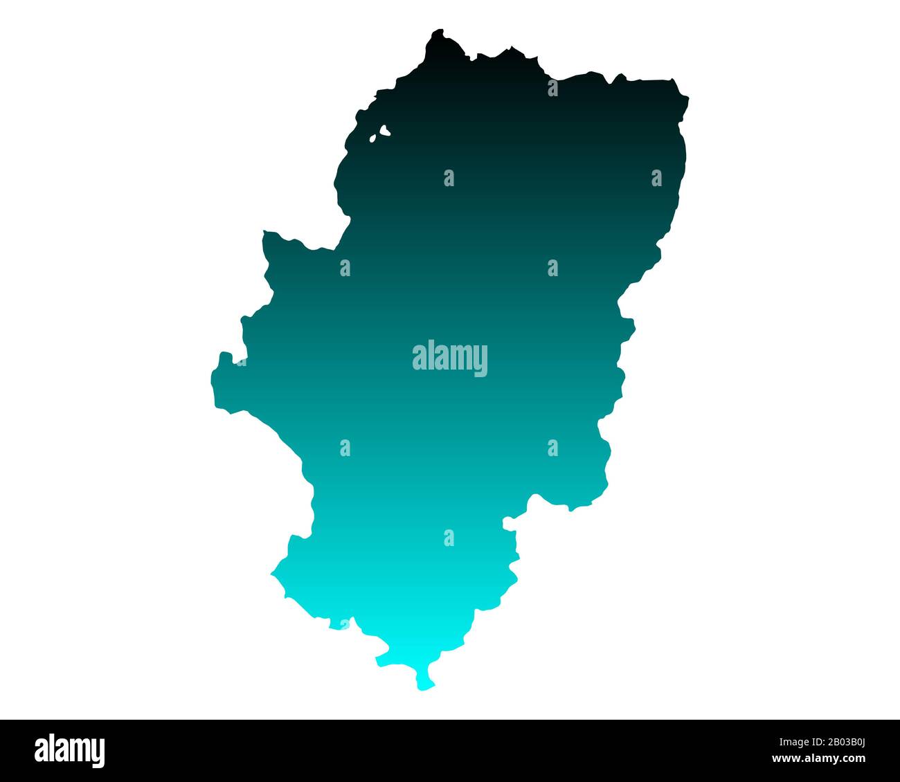 Map of Aragon Stock Photo - Alamy