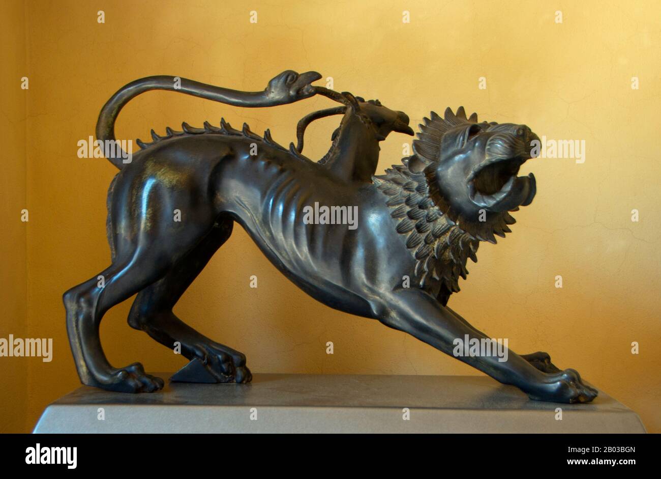 The bronze 'Chimera of Arezzo' is one of the best known examples of the ...