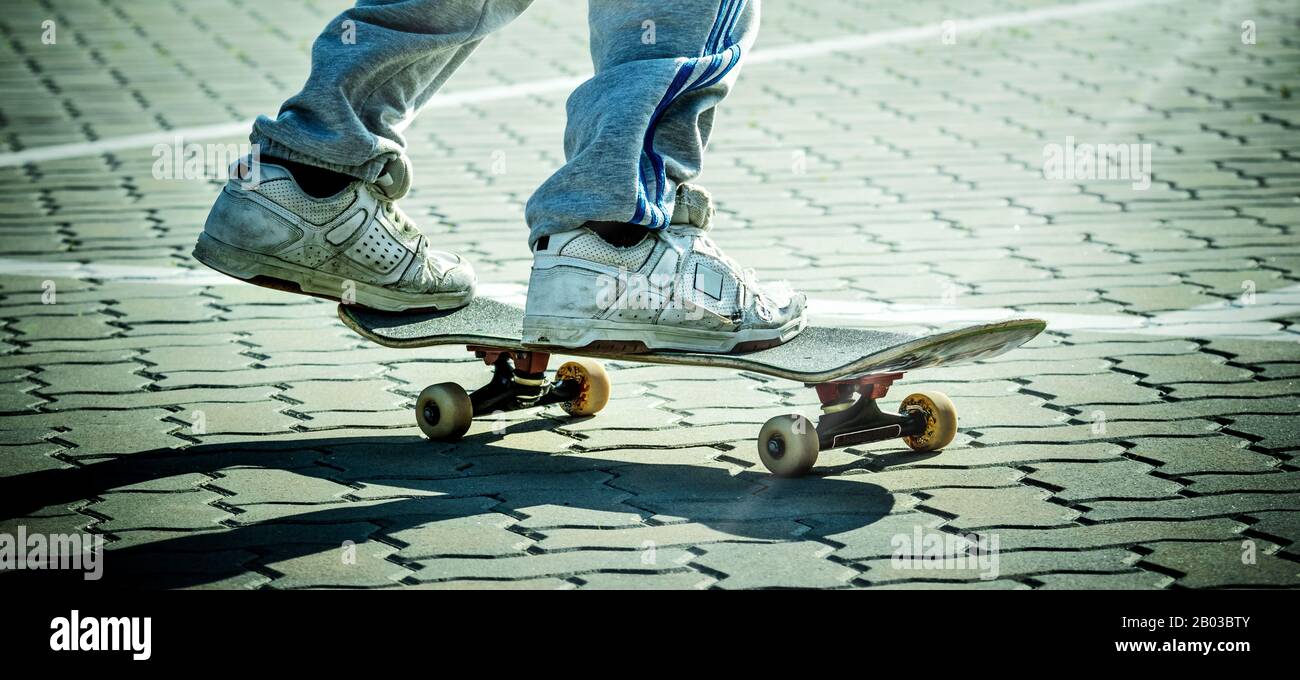 Evolution Skateboarding High Resolution Stock Photography and Images ...