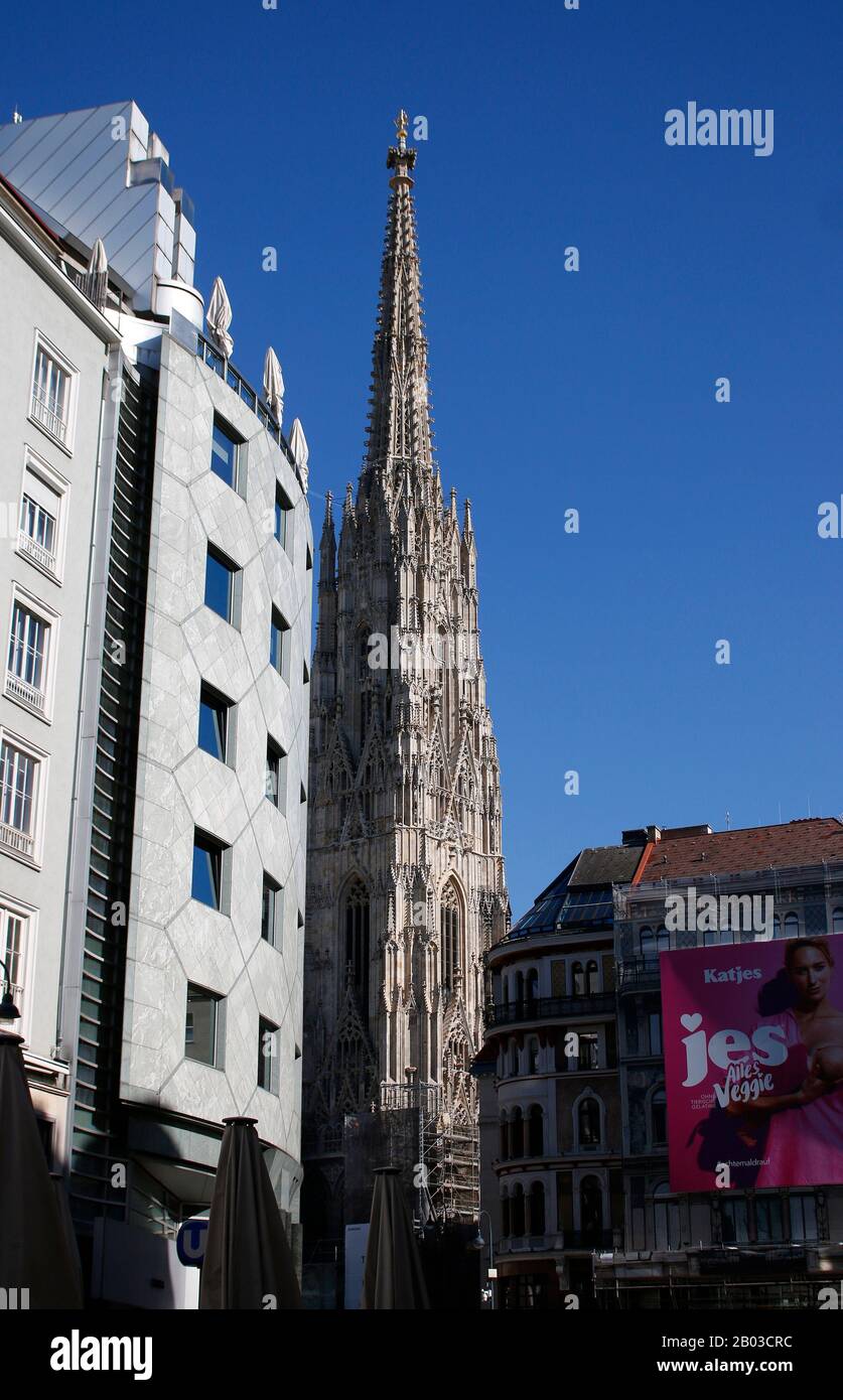 Stephansdom/ Domkirche St. Stephan, Wien, Oesterreich/ Vienne, Austria ...