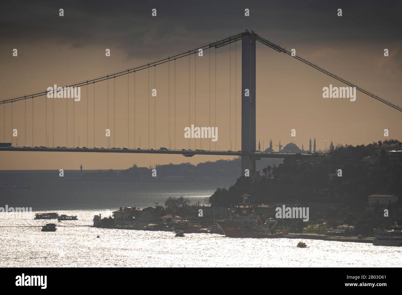 The Bosphorus Straits in Istanbul, Turkey Stock Photo - Alamy