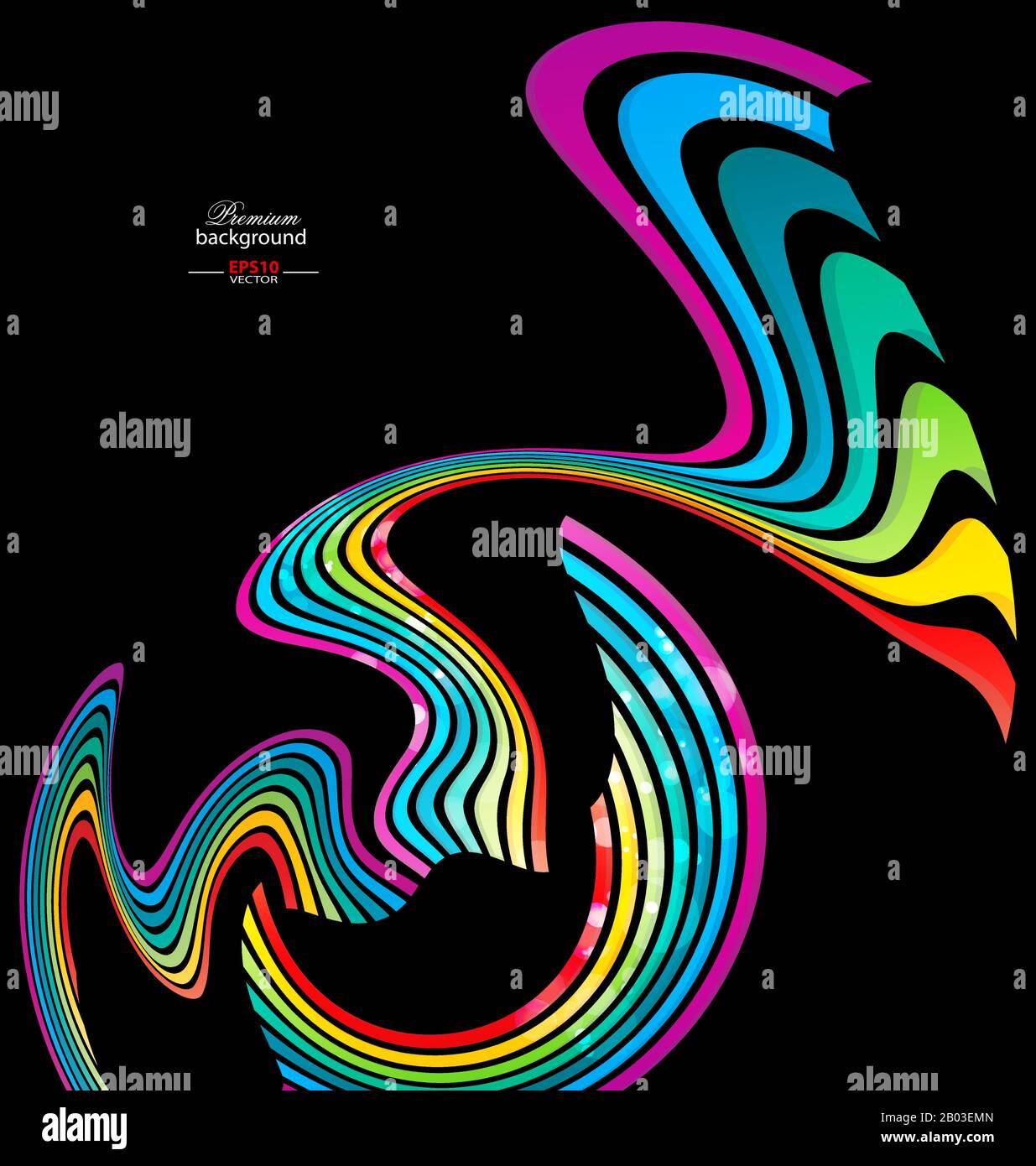 Colorful abstract technology background for creative design Stock ...