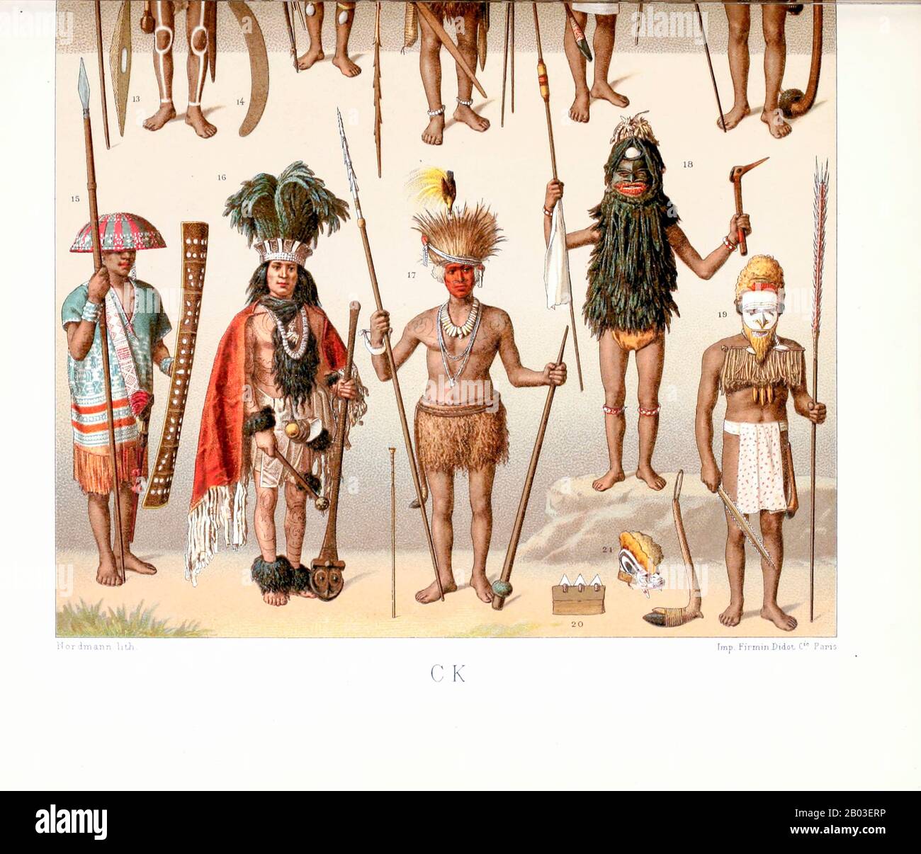 Ancient Oceania fashion and accessories from Geschichte des kostüms in ...