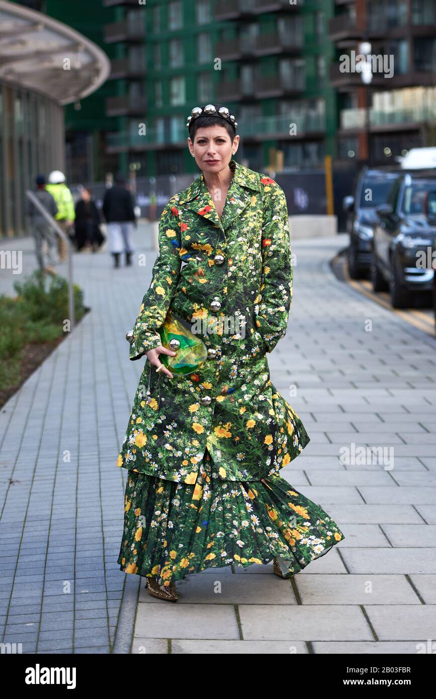Lauren Kulchinsky Levison Arrives for JW Anderson Runway Show, London ...