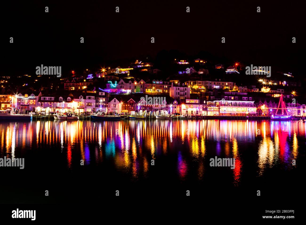 Night riviera cornwall hi-res stock photography and images - Alamy