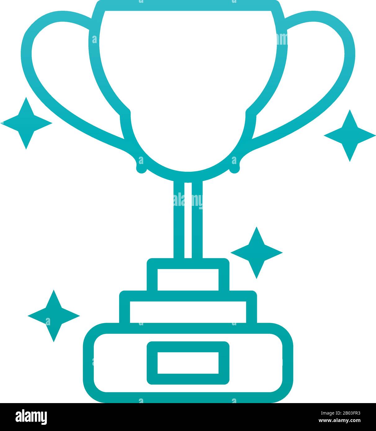 Trophy gradient style icon design, Winner first position competition ...