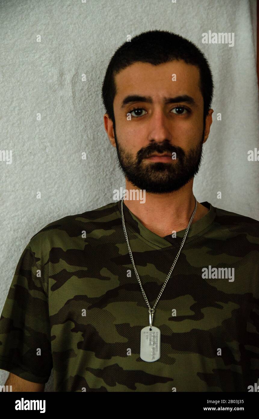 Istanbul, Turkey. January 9, 2019; Angry Soldier After the Operation ...
