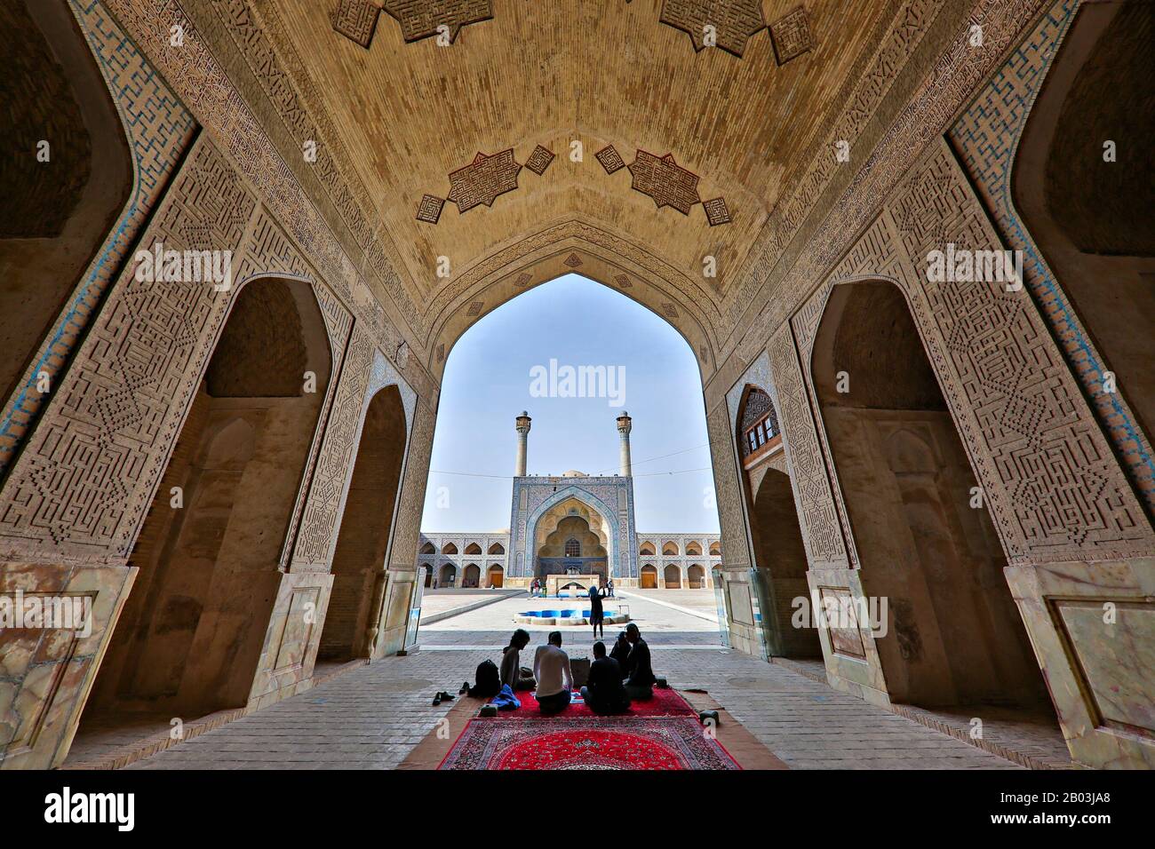 Historical Friday Mosque, in Isfahan, Iran Stock Photo - Alamy