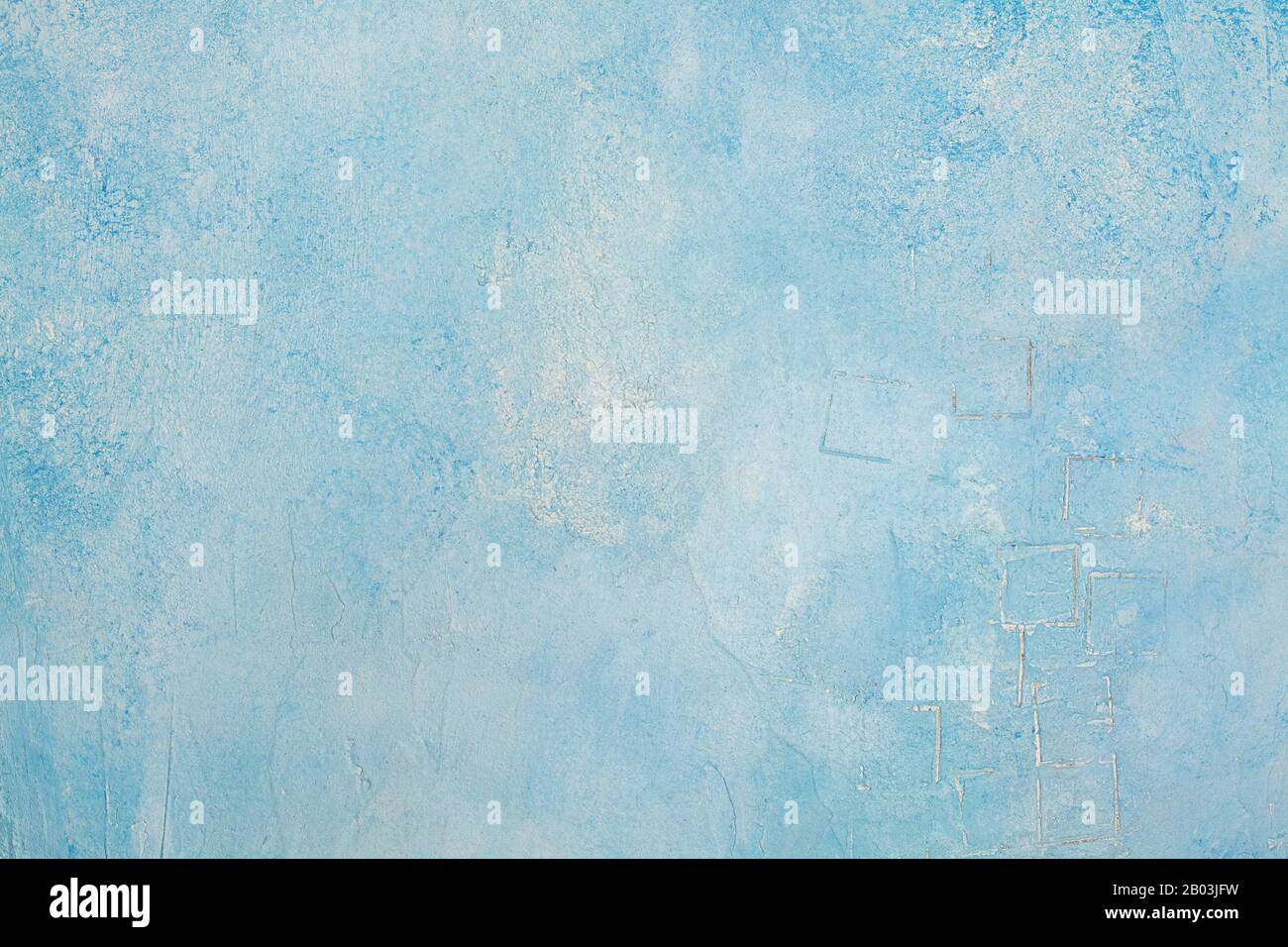 Blue concrete wall texture background create from plaster cement ...