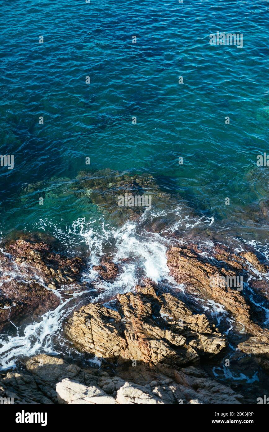 Aerial view ocean waves in hi-res stock photography and images - Alamy