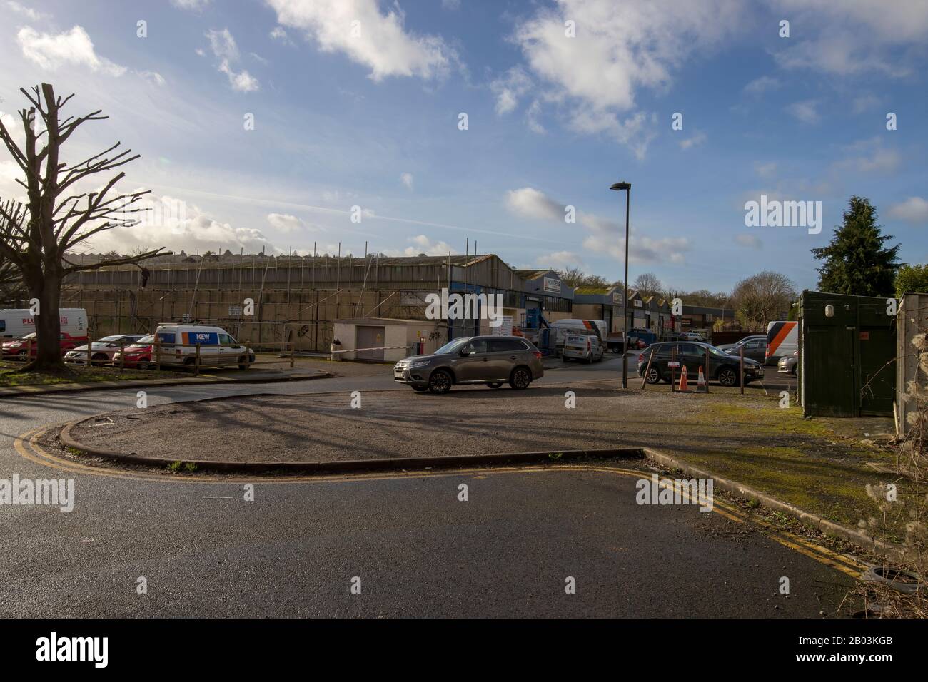 Locksbrook Road, Trading Estate, Bath UK Stock Photo - Alamy