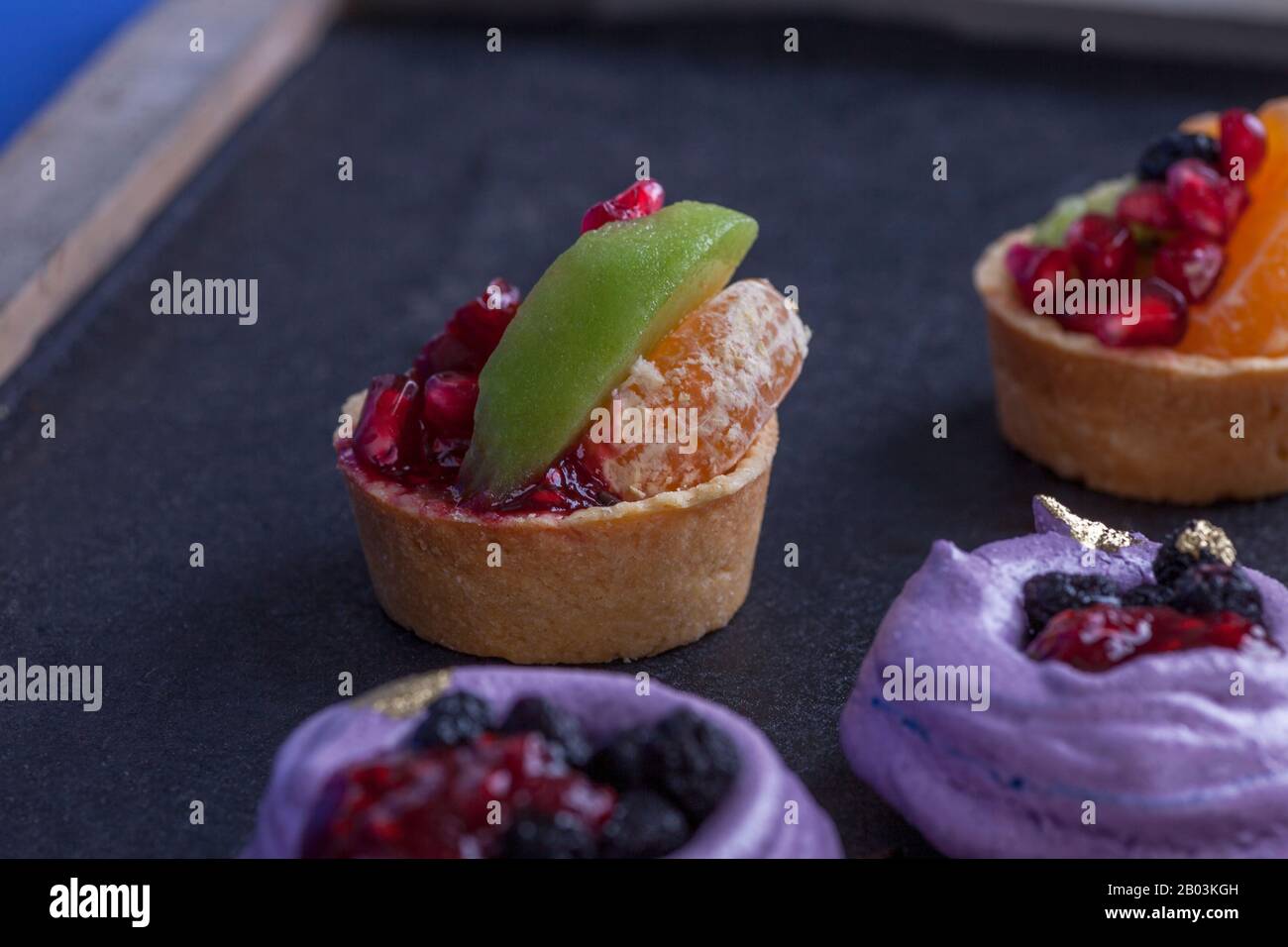 Different types of sweet baskets Stock Photo - Alamy