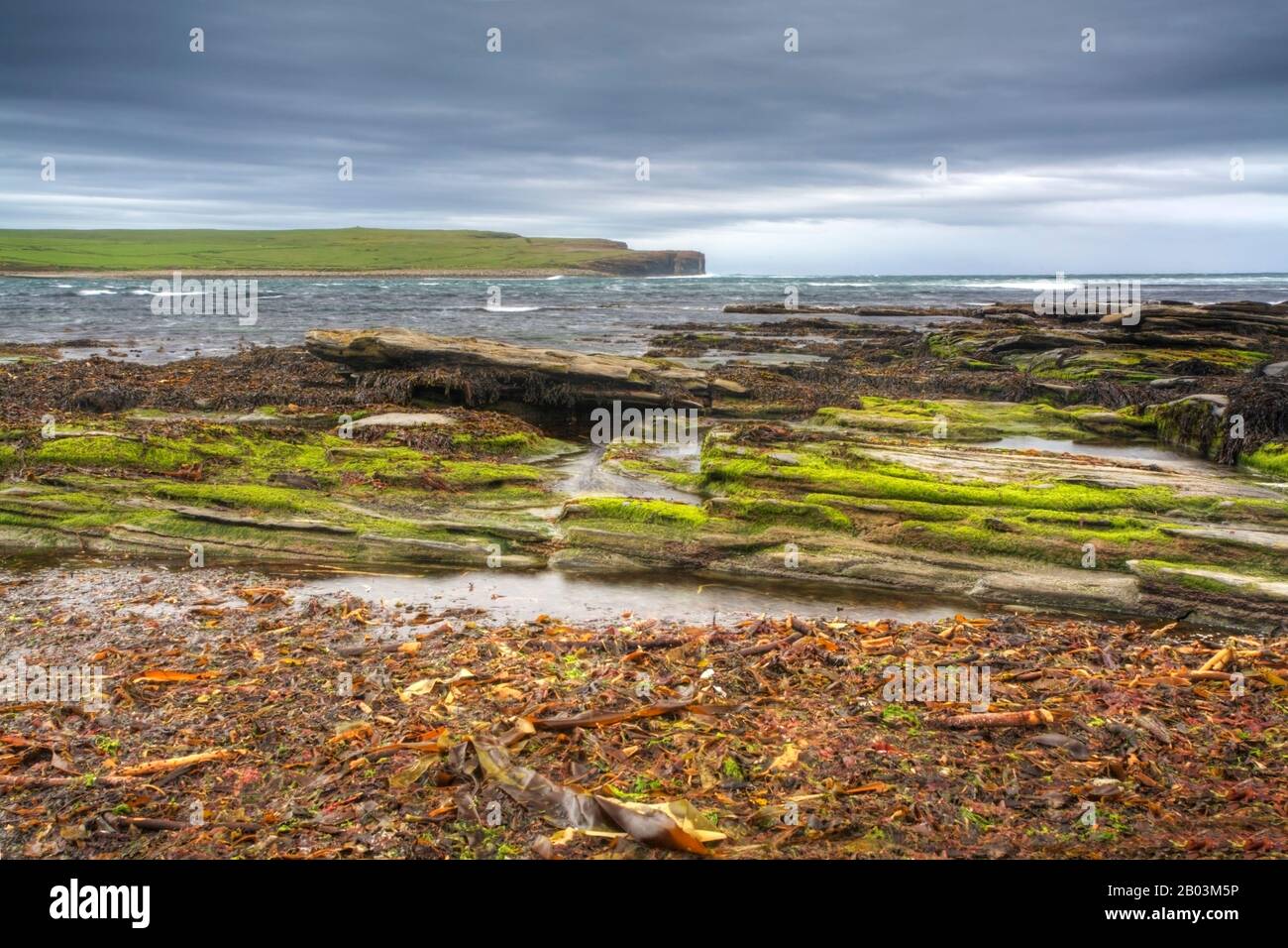 A View of Bay of Skaill in Orkney Stock Photo - Alamy
