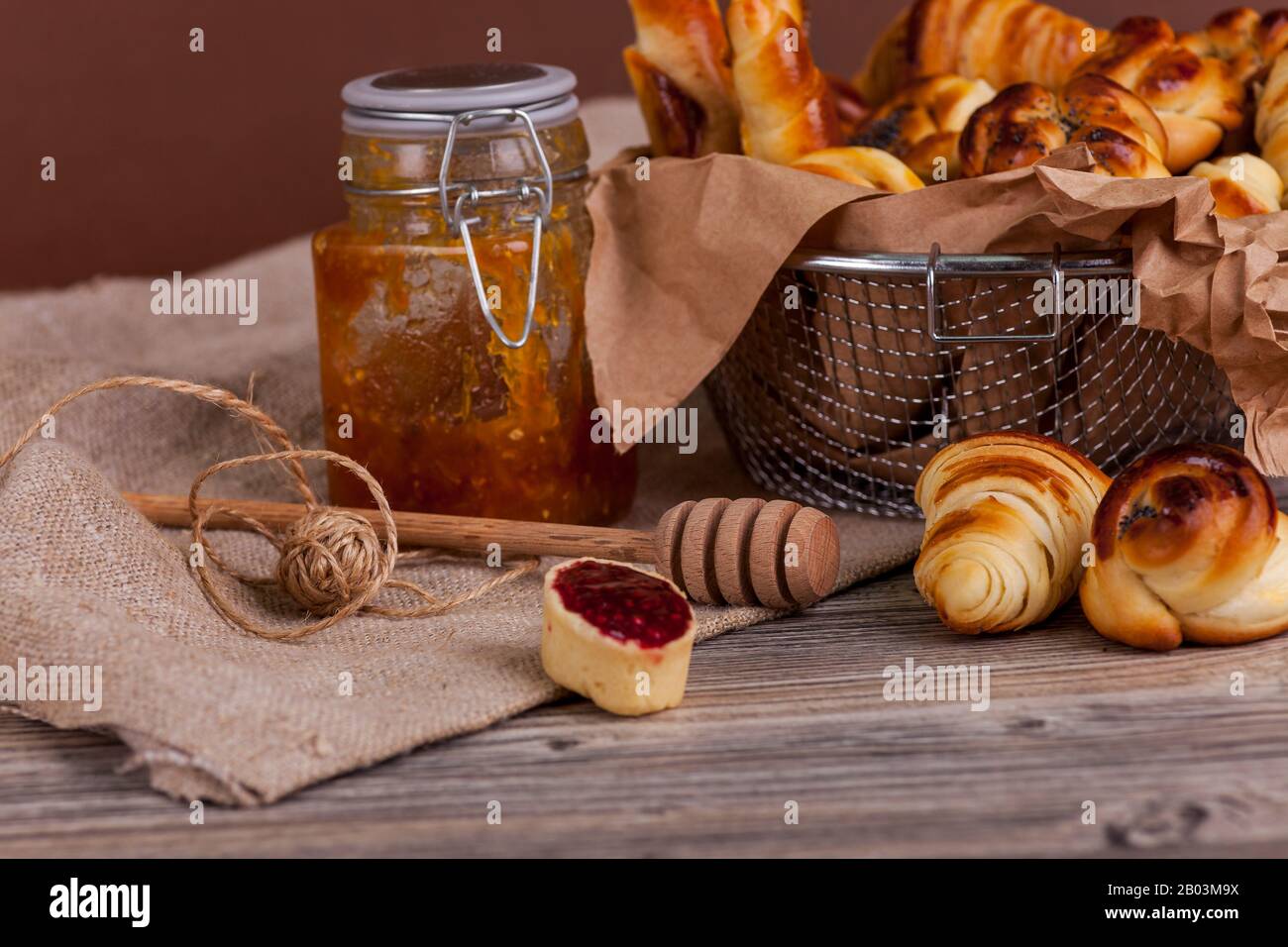 Different types of pastry Stock Photo - Alamy