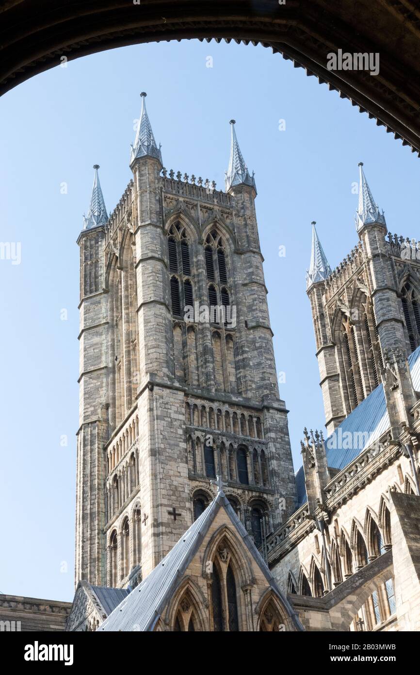 Cathedral, lincoln, england. hi-res stock photography and images - Alamy