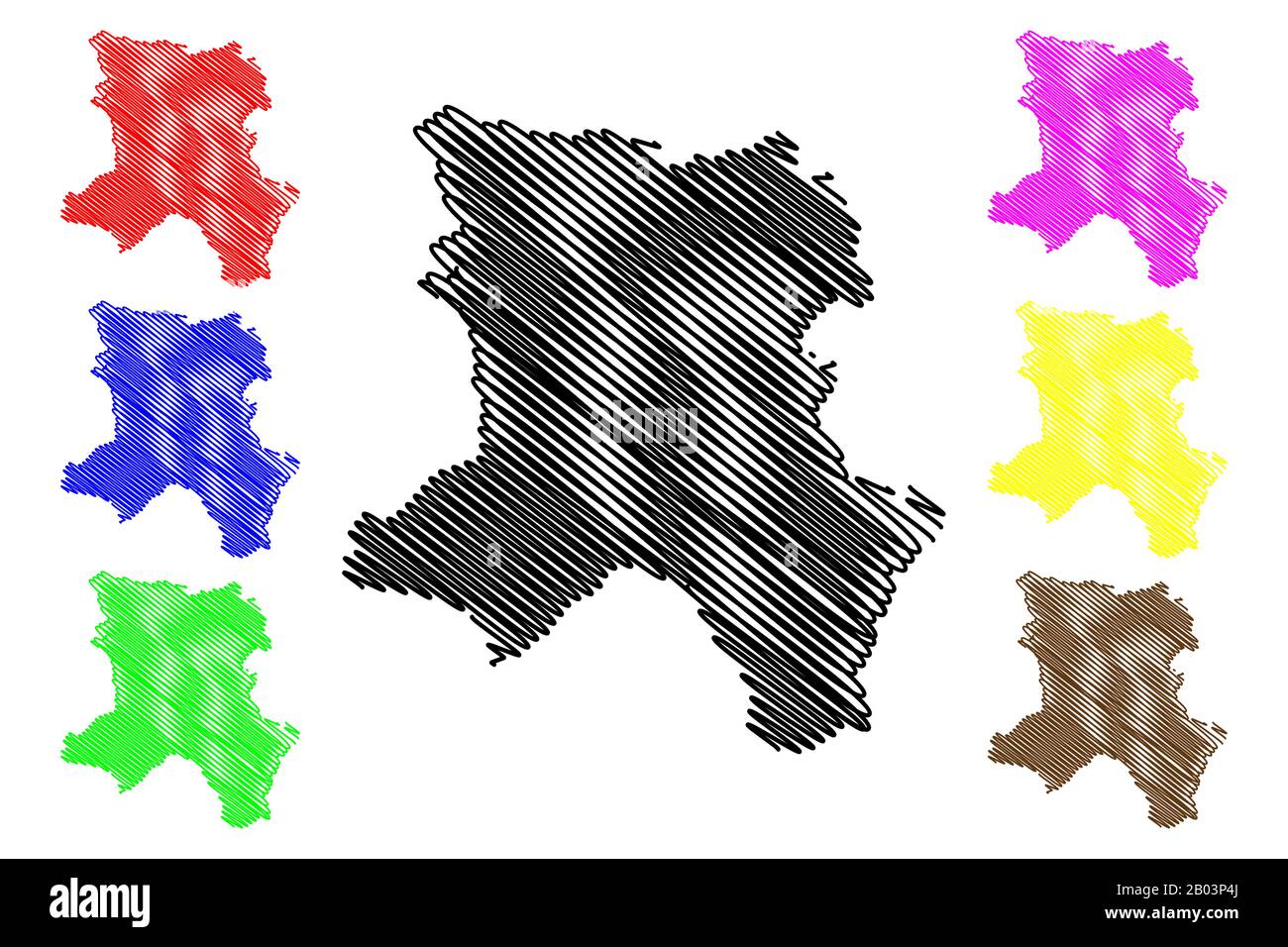 District of Ferizaj (Republic of Kosovo and Metohija, Districts of ...