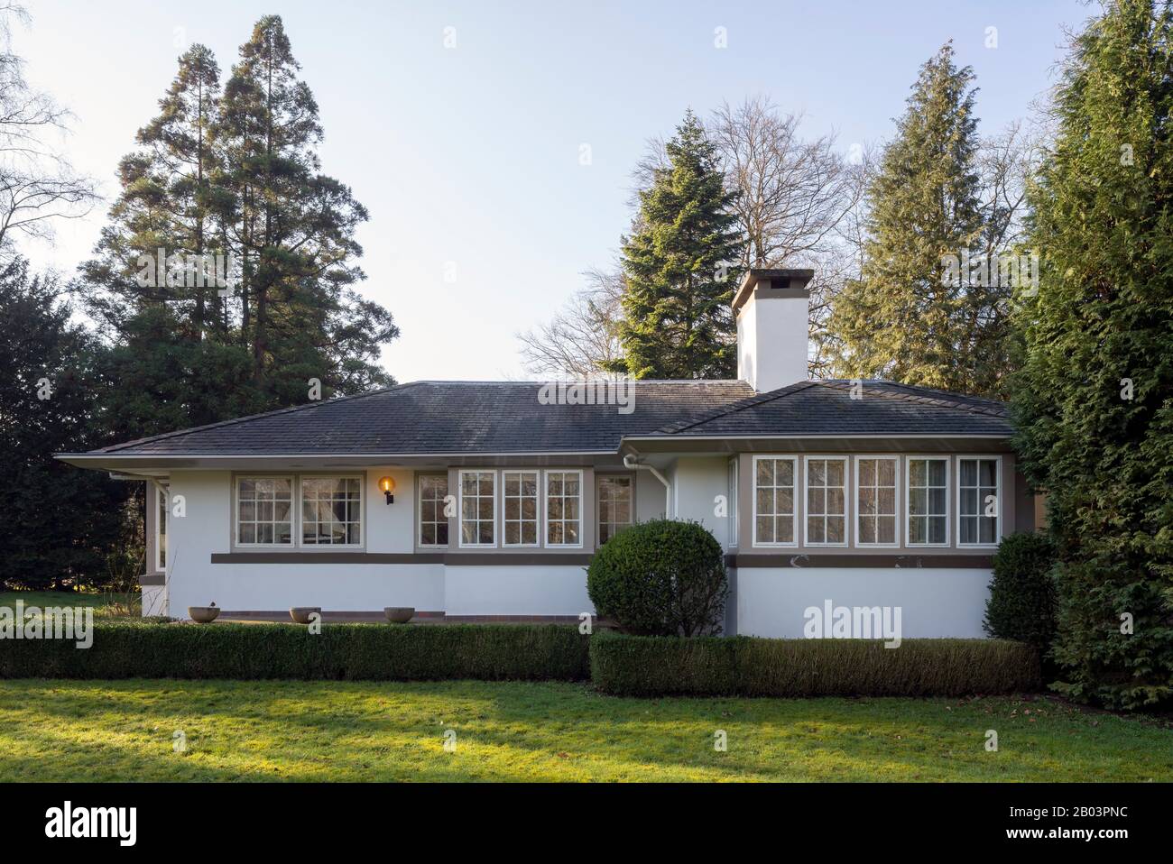 Huis ter Heide, Verloop House, 1916 von Robert van 't Hoff erbaut ...