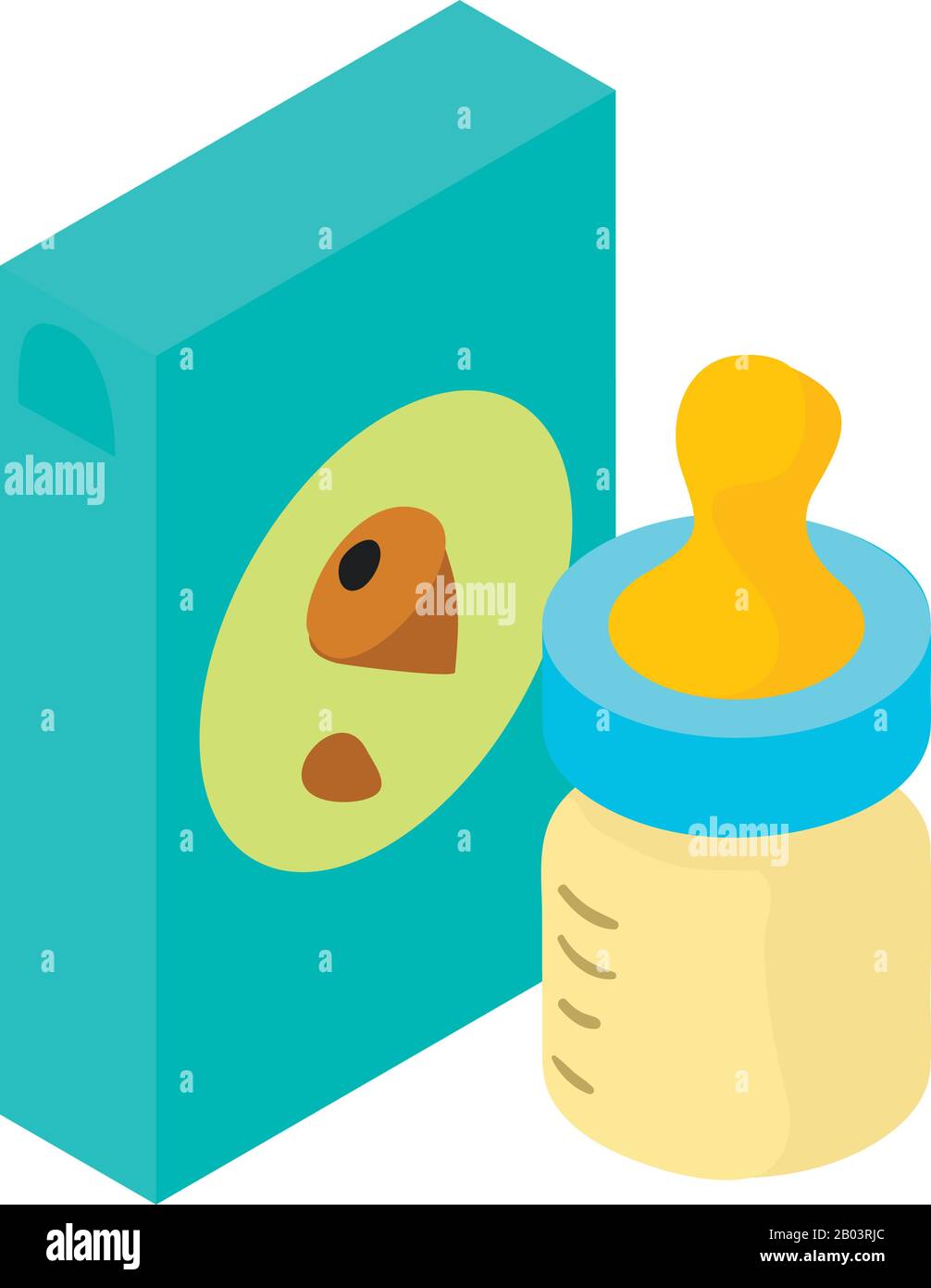 Babyfood baby Stock Vector Images - Alamy