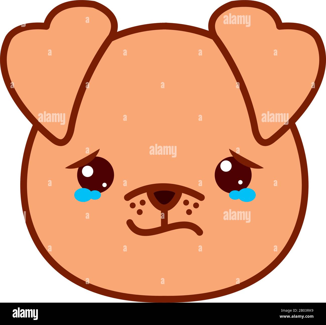Crying Dog Clipart
