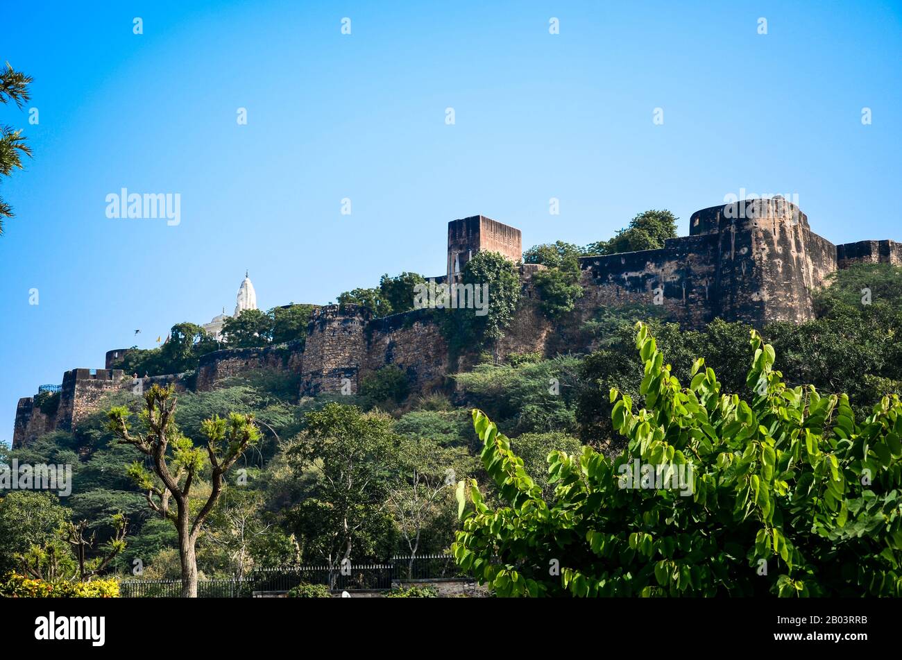 Moti Dungri Fort near Birla Mandir at Jaipur, Rajasthan, India Stock ...