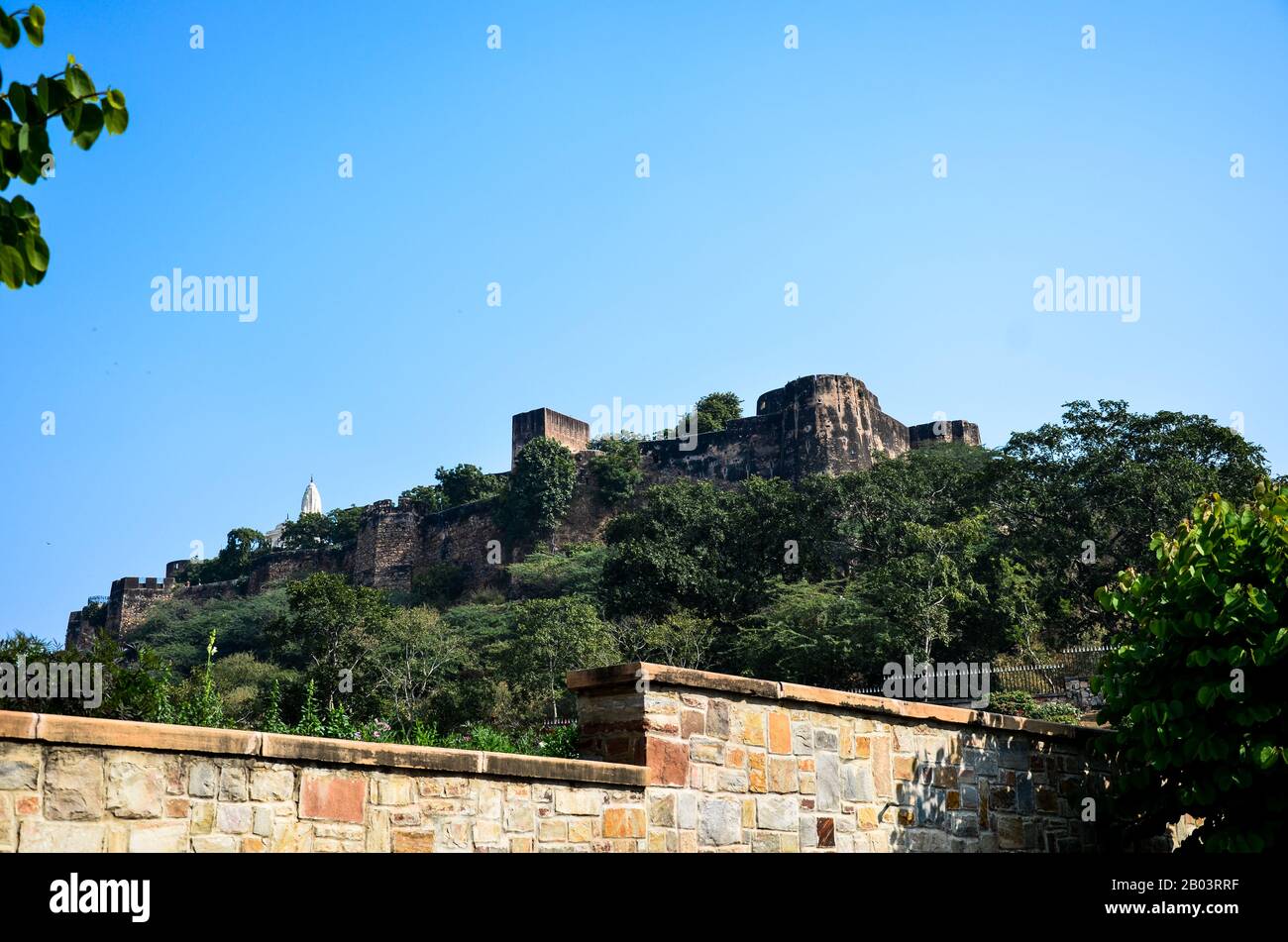 Moti Dungri Fort near Birla Mandir at Jaipur, Rajasthan, India Stock ...