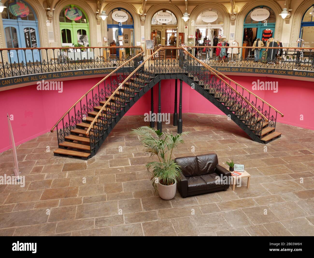 Double staircase hi-res stock photography and images - Alamy