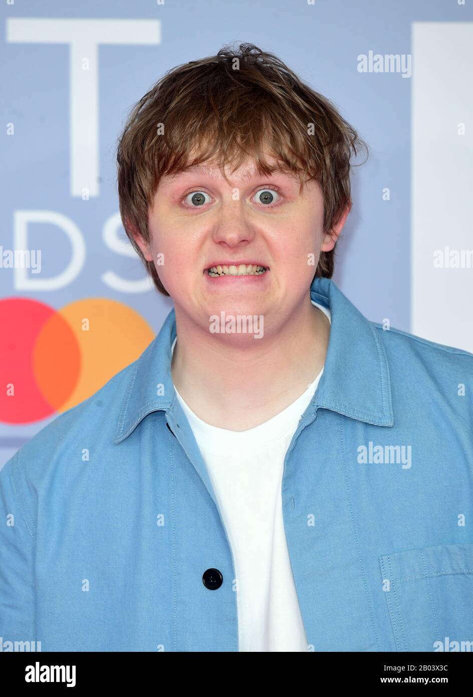 Lewis Capaldi arriving at the Brit Awards 2020 held at the O2 Arena ...